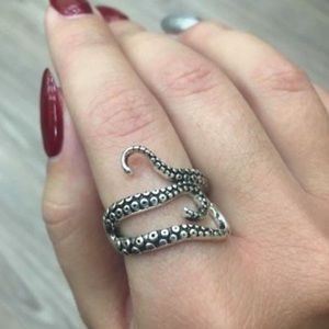 Jewelry | Gorgeous Adjustable Octopus Titanium Open Ring | Poshmark
